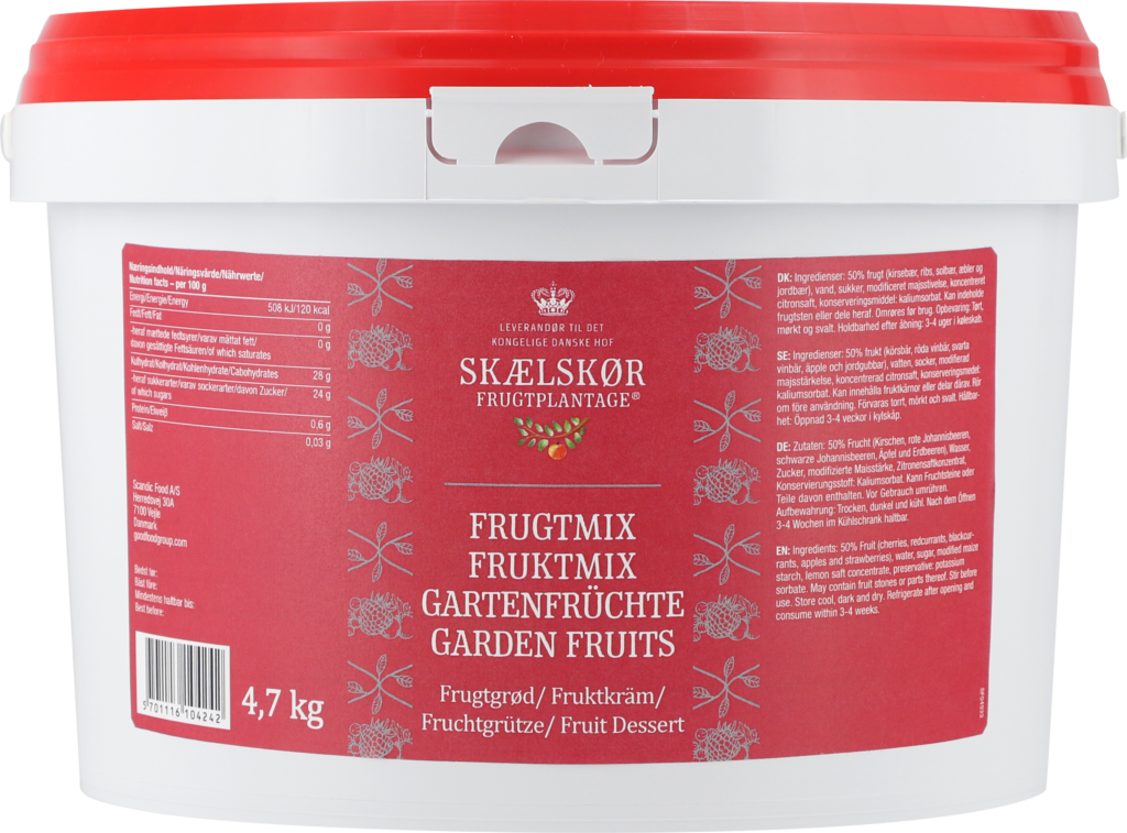 Fruit mix Fruit porridge - Skælskør Frugtplantage